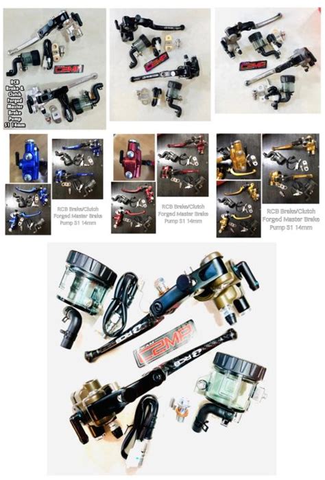 RCB S1 Forged Brake And Clutch Master Brake Pump 14mm And 17mm Lazada PH