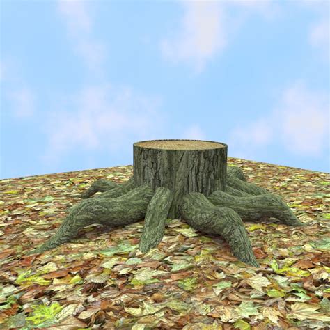 Tree Trunk 3d Model 9 Blend Obj Dae Fbx Free3d