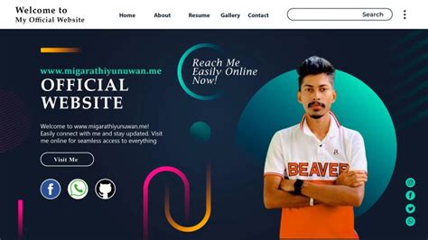 Migara Thiyunuwan On Linkedin Websitelaunch Personalwebsite