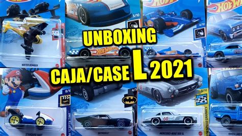 HOT WHEELS Unboxing COMPLETO De La CAJA CASE L YouTube