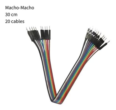 Cable Dupont Macho Macho Cables Cm Protoboard Arduino Mercadolibre