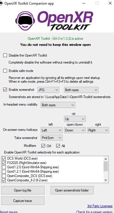 Openxr Toolkit Virtual Reality Vr Microsoft Flight Simulator Forums
