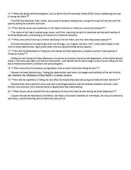 PBS American Experience Riding The Rails Questions TPT