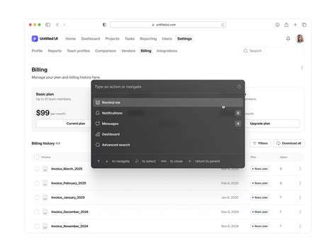 Commandk Search Menu — Untitled Ui By Jordan Hughes® On Dribbble