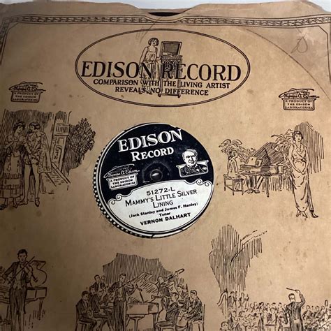 Edison Record Phonograph Record