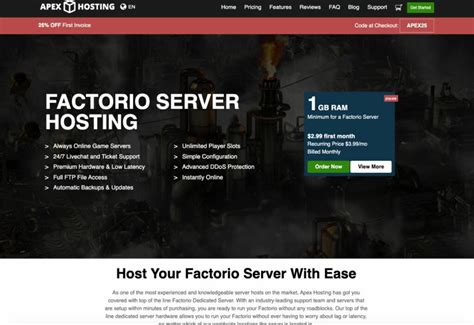 7 Best Factorio Server Hosting 2025 Codeless