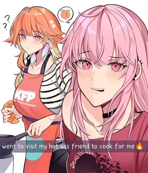 Mori Calliope And Takanashi Kiara Hololive And 1 More Drawn By