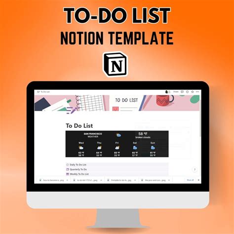 Notion Dashboard | to Do List Printable | Self Care | Habit Tracker ...