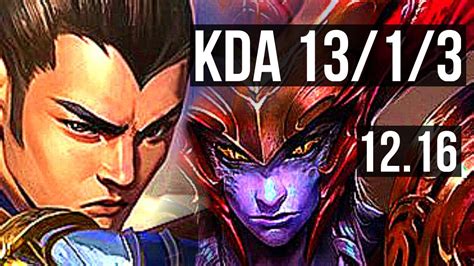 Xin Zhao Vs Shyvana Jng 1313 Legendary 300 Games Euw Master