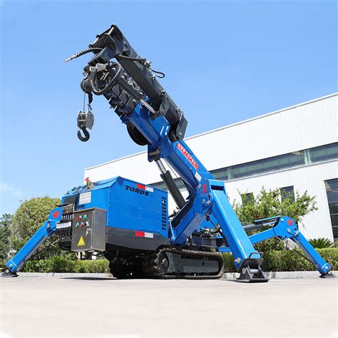 Free Shipping Mini Cranes Telescopic Crawler Spider Crane Mini Crane