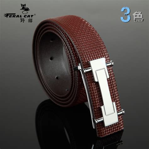 花花公子皮带alan搭配腰带男士牛皮正品保障时尚休闲潮流新款裤带tb18794002011