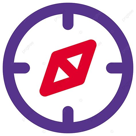 Compass For The Navigation With Needle North Service Direction Png And Vector With