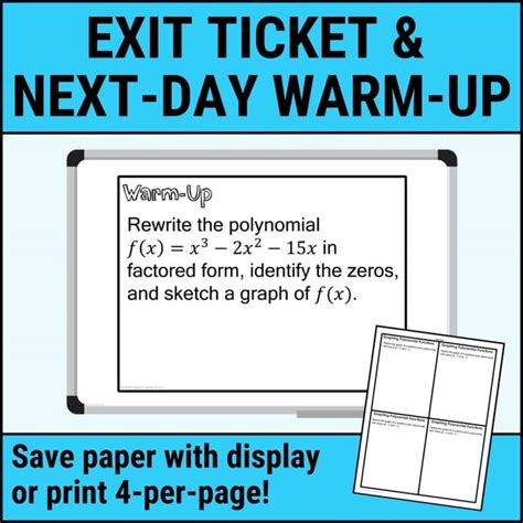 Graphing Polynomial Functions Notes Practice Video Tpt