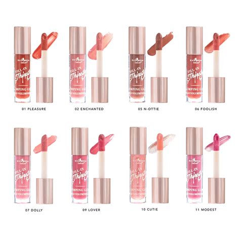Range 8 Pzs Lip Gloss Pumpling Fill In Thirsty Italia Deluxe Shein Usa