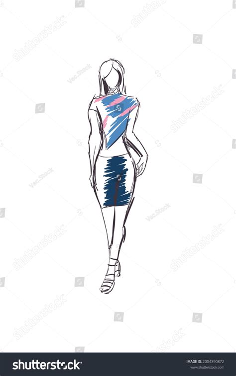 Girl Baggy Pants Baggy Blouse Over 1 Royalty Free Licensable Stock
