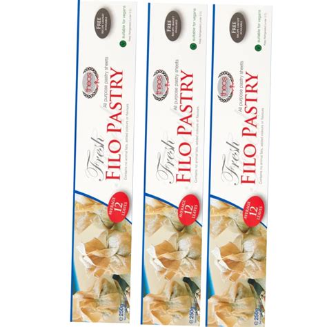 3 Packs X Theos Greek Style Filo Familia Pastry Filo Pastry Sheets