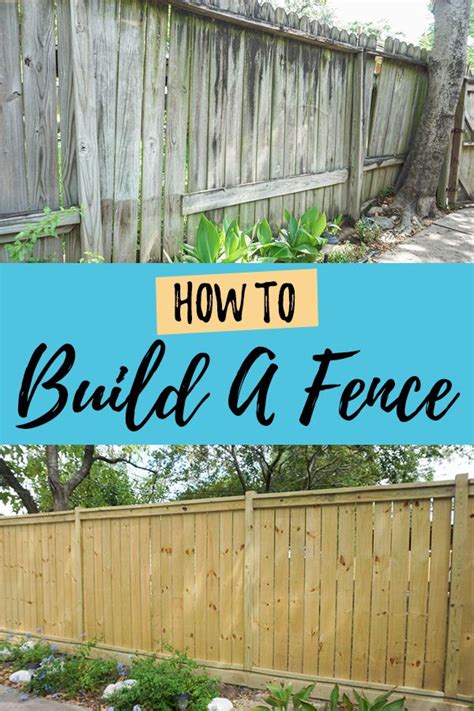 DIY Fence How To Build A Fence Building A Fence Diy Fence Diy Backyard Fence