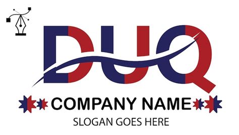 Premium Vector Duq Letter Logo