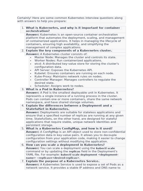 Kubernetics Notes Pdf Computer Networking Computer Science