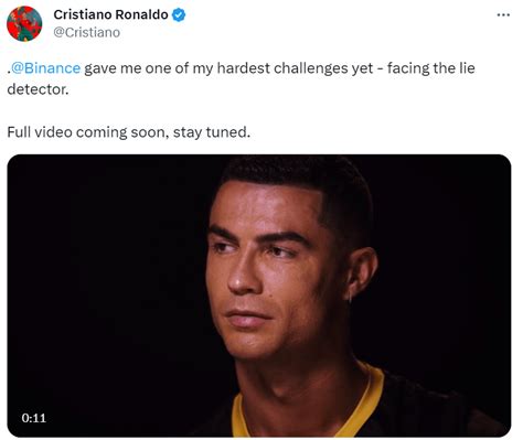 ⚽️ Cristiano Ronaldo Tweeted About Undergoing A Lie Detector Test With