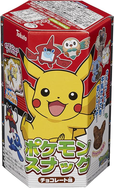 Japanese Pokemon Snack Chocolate Puffed Pikachu Stickers Candy Sweet T