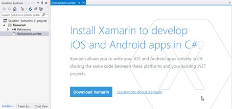 Installing Xamarin For Visual Studio Preview
