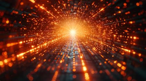 Premium Photo Abstract Digital Transformation Wide Futuristic Data