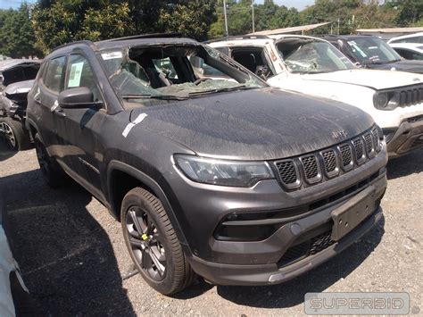 Leilão De Jeep Compass Long Tf Sinistrado MÉdia Monta 20222022