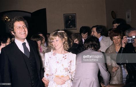 France Wedding Of The French Singer Joe Dassin To Christine Delvaux
