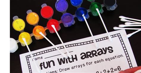 How To Teach Arrays Easy Math Activities Teaching Multiplication Arrays Activities