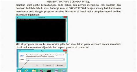 Membuat Database Dengan Msql Lingkungan Belajar