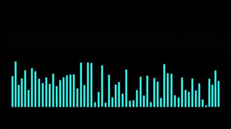 Dynamic Equalizer Visual Effect Abstract Sound Waves Digital Simple