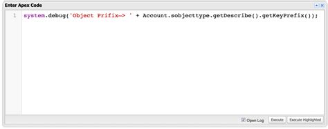 how to find salesforce object id prefixes custom or standard