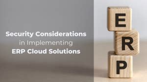 Security Considerations In Implementing ERP Cloud Solutions Eastgate Software