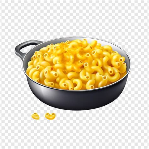Mac Et Fromage Isolés Sur Un Fond Transparent PSD Gratuite