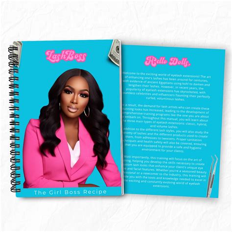 Lash Training Manual Lash Extension Manual Lash Course Manual Lash