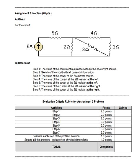 Solved Assignment 3 Problem 20 Pts A Given For The