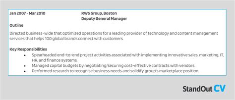 How To Use Bullet Points Per Job On Your Cv How Many