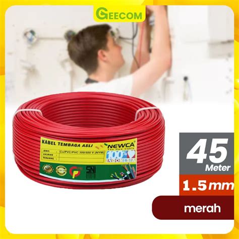 Jual Kabel Listrik Tembaga 1 X 2 5mm 50 Yard Full SNI Kabel NYA Murni