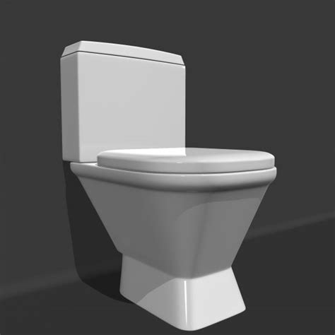 Toilet Free 3d Model 3ds Obj Fbx Free3d