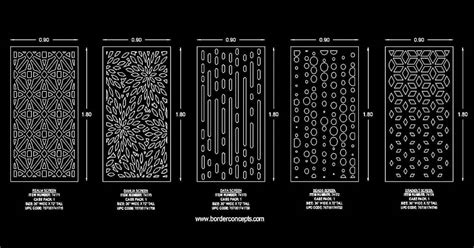 Bloques AutoCAD De Celosías Dwg 2d DWGAutoCAD