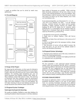 Clustering Of Medline Documents Using Semi Supervised Spectral Clustering PDF