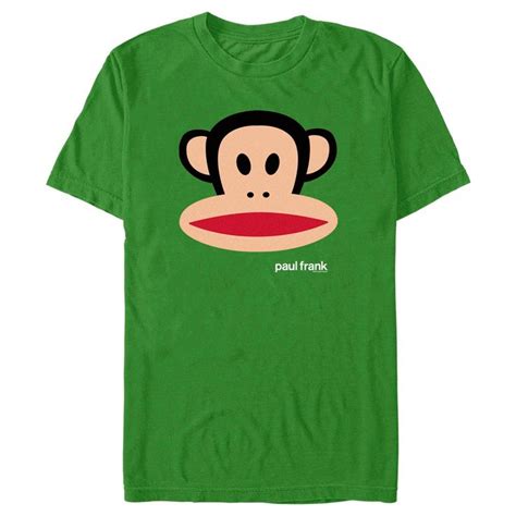 Mens Paul Frank Classic Julius Logo T Shirt Kelly Green Medium