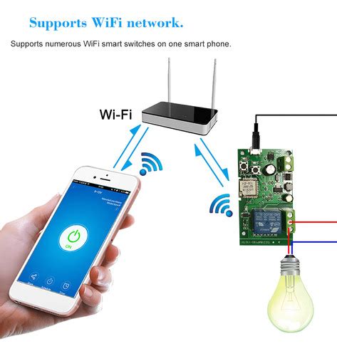 Ewelink Dc5v 12v 24v 32v Wifi Switch Módulo De Relé Inalá Cuotas Sin