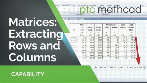 Row Column Matrix