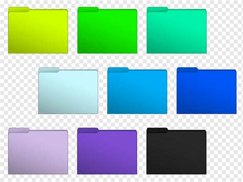 Colored Mac Folder Icons