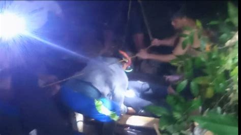 Diduga Akibat Terpeleset Ke Sungai Seorang Pencari Ikan Asal Kromengan