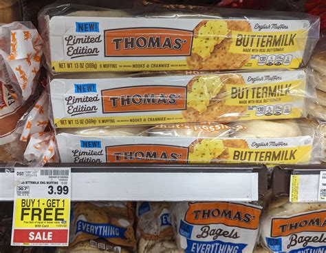 Thomas Buttermilk English Muffins Are Just 1 At Kroger Iheartkroger