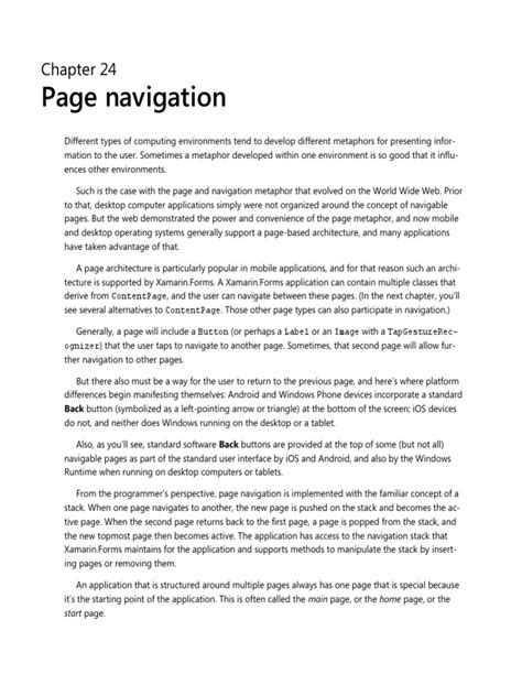 Page Navigation Contentpage Contentpage Button Label Image
