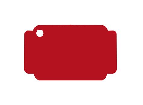 Red Blank Label 21169754 Png